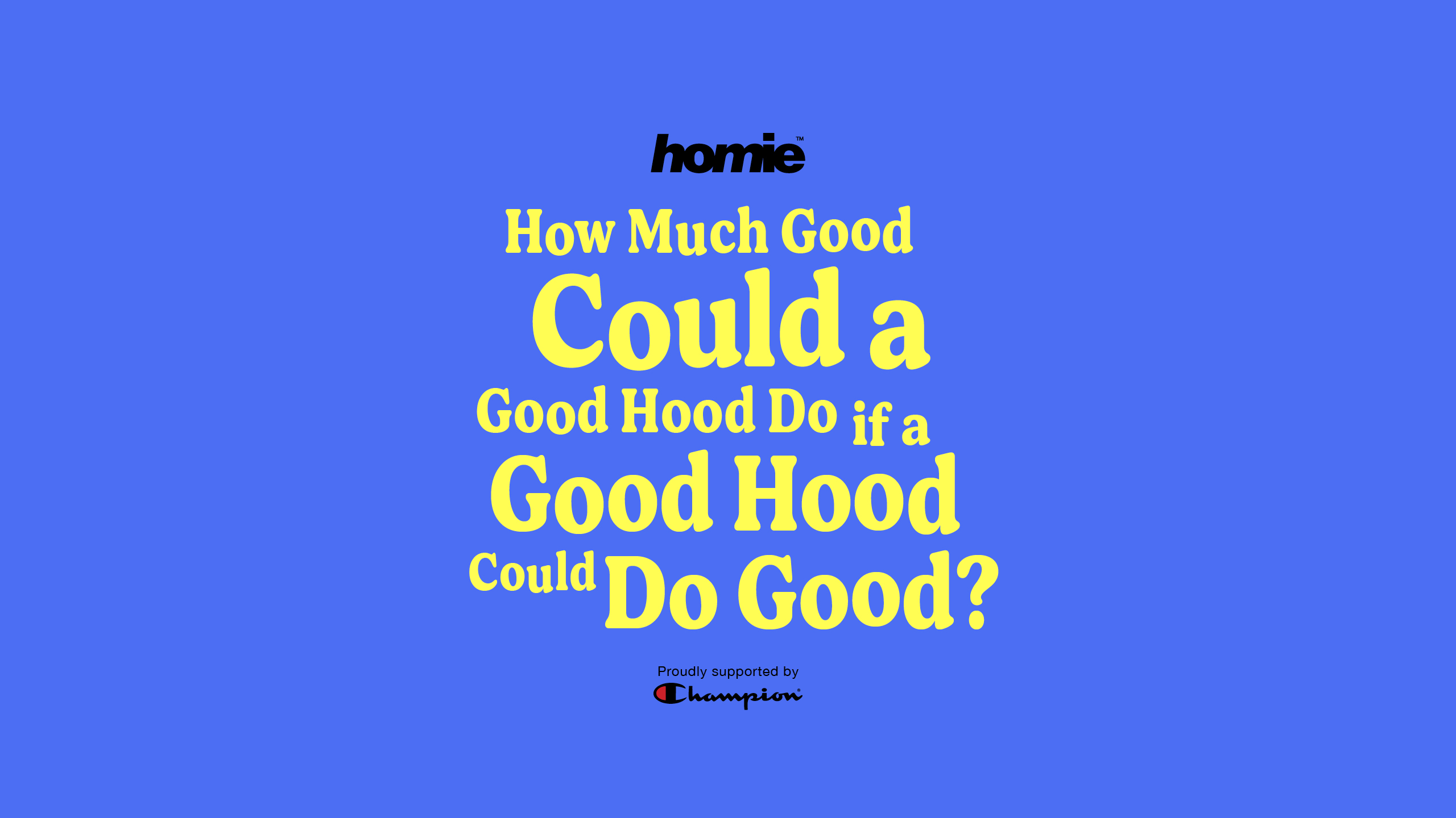 HoMie Launches Hoodies for Homelessness Campaign - Power Retail